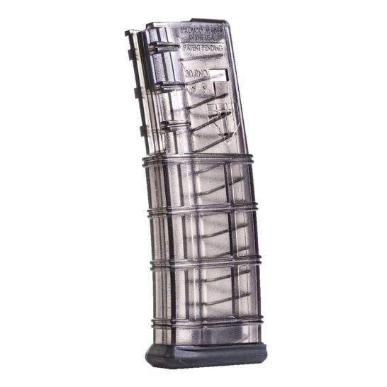 ETS AR-15 .223 30 Round Magazine, Translucent Smoke - AR15-30 ...