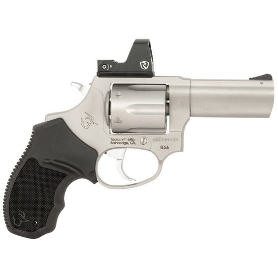 Taurus 856 with Red-Dot .38 Special +P Revolver 3" 6rds, Stainless ...