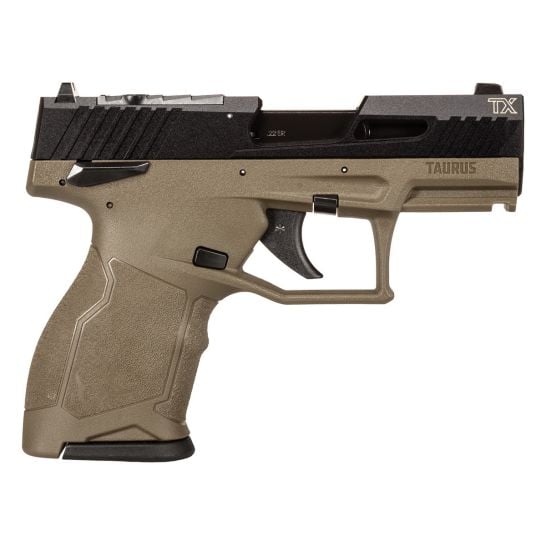 Taurus TX22C .22LR 3.60" Pistol 10rds, OD Green/Black - Efficient - 1 ...