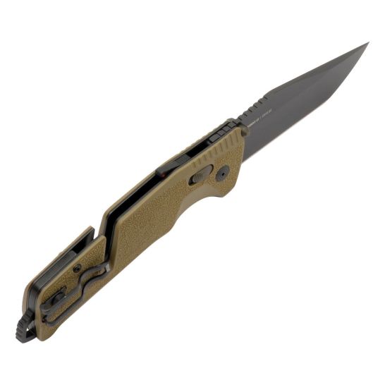 SOG Knives Trident AT Folding Knife Tanto Flat Dark Earth - for Heavy ...