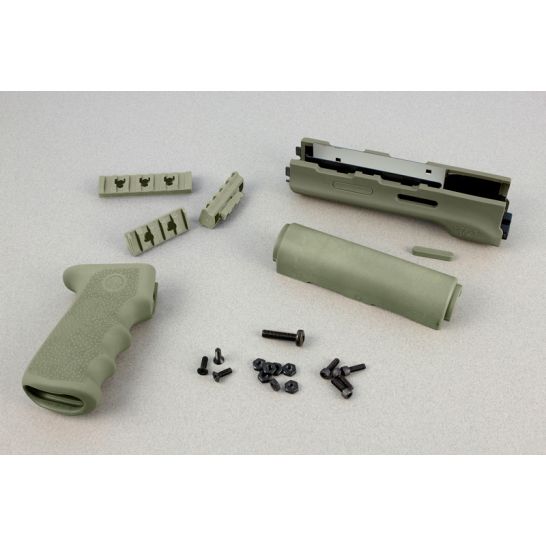 Hogue AK-47/AK-74 (Longer Yugo Version) Kit OM Grip and Forend OD Green ...
