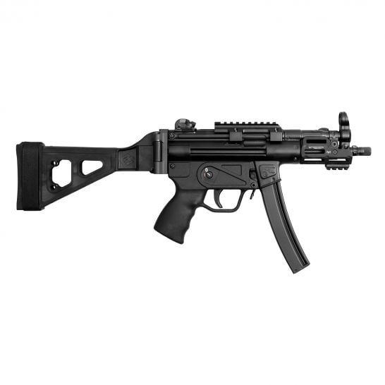 Zenith Firearms Z-5P SB Rail 9mm AR Pistol, Matte Black - MKZ5P0FBR9BK ...