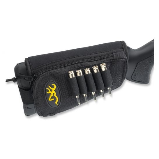 Browning 5 Cartridge Stock Option Shell Holder, Plain Black - 12906 ...