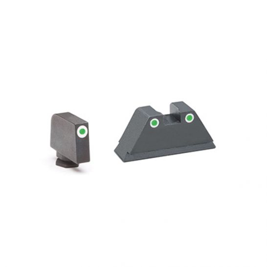 AmeriGlo Classic Front/Rear Night Sight Set for All Glock Pistol ...