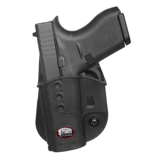 Fobus Evolution Left Hand Glock 42/43 Holster, Smooth Black - GL42NDLH ...