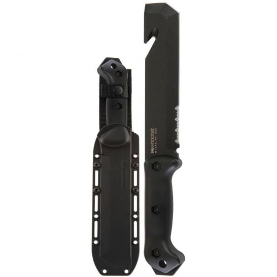 KA-BAR Becker Chisel Ground with Wire Cutter Fixed Blade Tac Tool, 7 ...