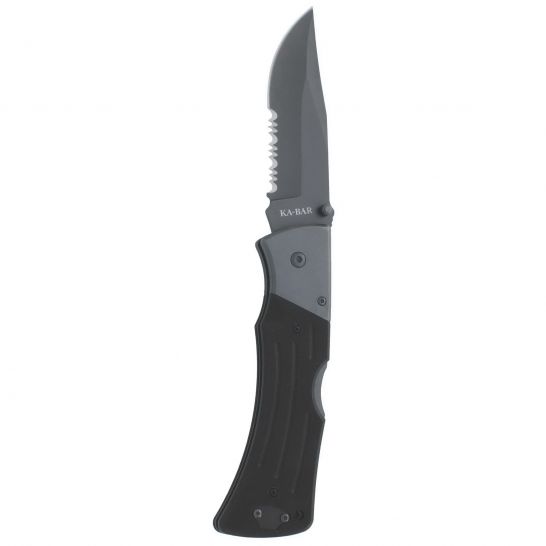 KA-BAR Mule Clip Point Folder Knife, 3.938", Black - 3063 | Palmetto ...