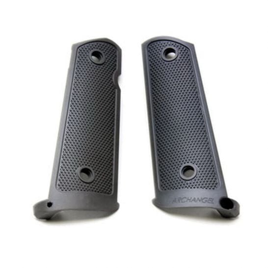 ProMag Grip Panel w/ Mag-Well Funnel for 1911 Pistol, Black - AA108 ...