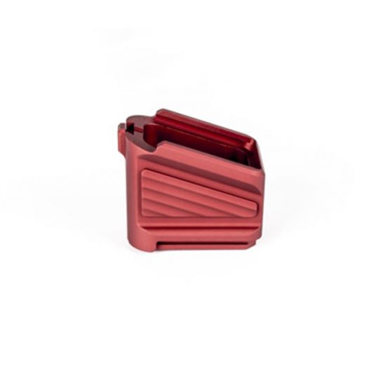 ZEV Magpul Glock PMAG17 Basepad, Red - BPAD-EXT-PMAG-5-R | Palmetto State Armory