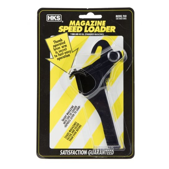 HKS Single Stack .45 ACP Plastic Adjustable Magazine Speedloader, Black ...