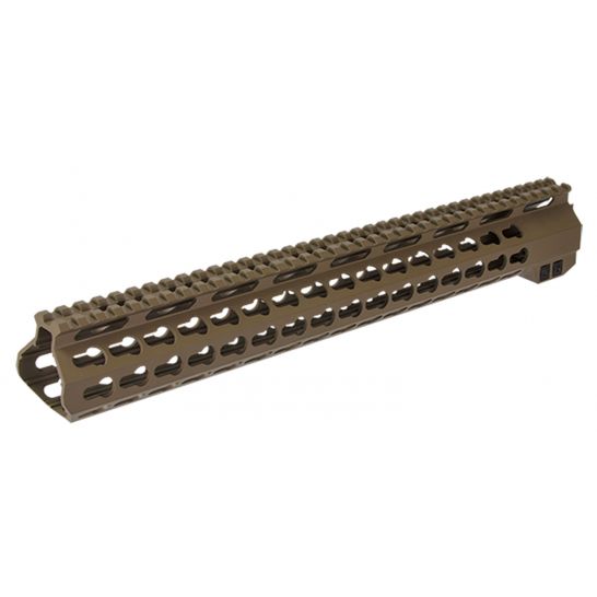 Aim Sports 7 KeyMod AR-15 Gen II Handguard, Burnt Bronze Cerakote ...