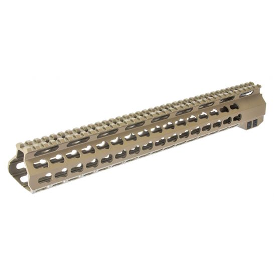 Aim Sports 7 KeyMod AR-15 Gen II Handguard, Flat Dark Earth Cerakote ...