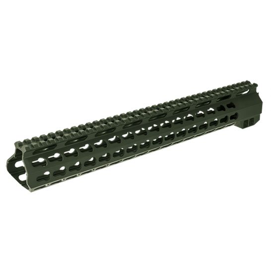 Aim Sports 7 KeyMod AR-15 Gen II Handguard, OD Green Cerakote ...