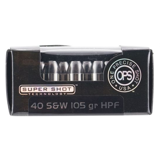 Ammo Inc OPS (One Precise Shot) 105 gr Hollow Point Frangible .40 S&W ...