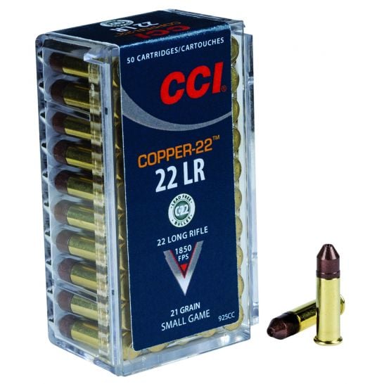 CCI Copper-22 21 gr Hollow Point .22lr Ammo, 50/box - 925CC | Palmetto ...