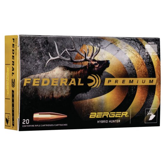 Federal Premium Hunter 95 gr Berger Hybrid .243 Win Ammo, 20/box - P243BCH1 | Palmetto State Armory