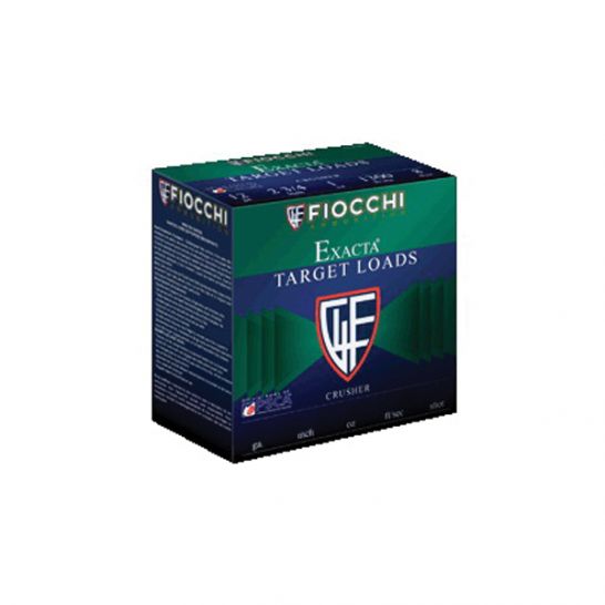 Fiocchi Exacta Super Crusher 2.75" 12 Gauge Ammo, 250 Rounds - 12CRSR75 ...