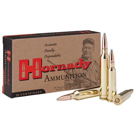 Hornady Custom 140 gr SP Interlock .264 Win Mag Ammo, 20/box - 8154 ...