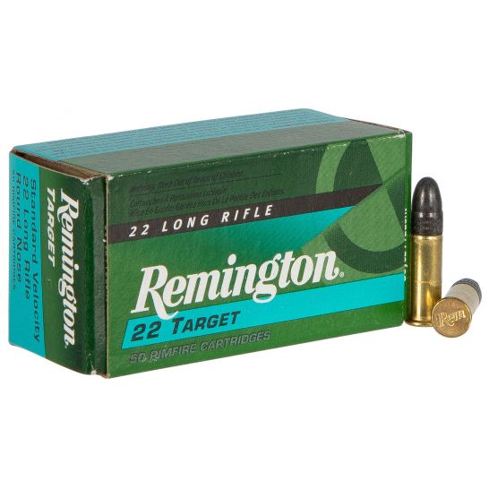 Remington 22 Target 40 gr Round Nose .22lr Ammo, 100/box - 6122 ...
