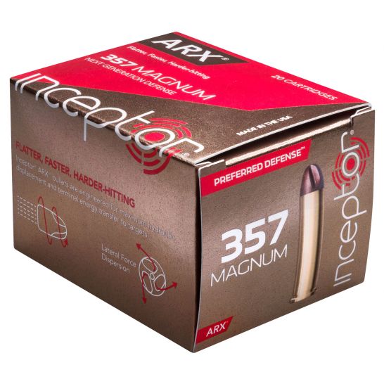 Inceptor Preferred Defense 86 gr ARX .357 Mag Ammo, 20/box ...
