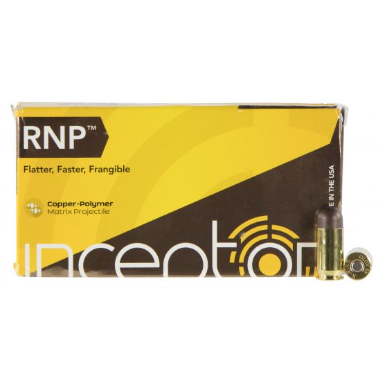 Inceptor Sport Utility 135 gr RNP .45 Auto Ammo, 50/box - 45RNPBR50 ...