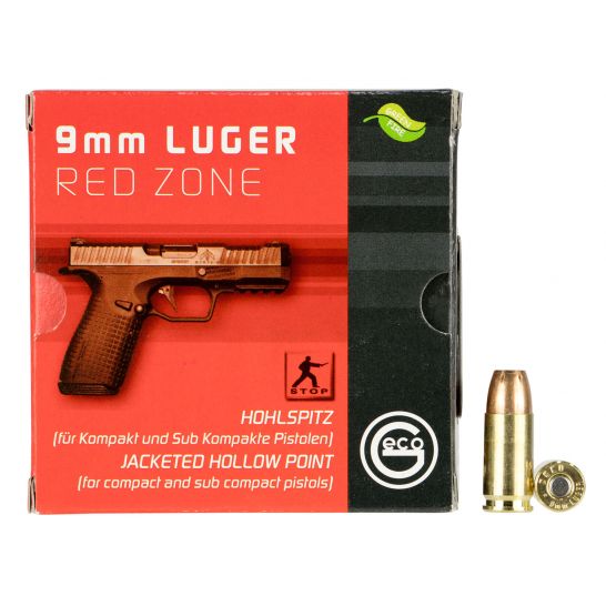 Geco Red Zone 124 gr JHP 9mm Ammo 293240020 | Palmetto State Armory