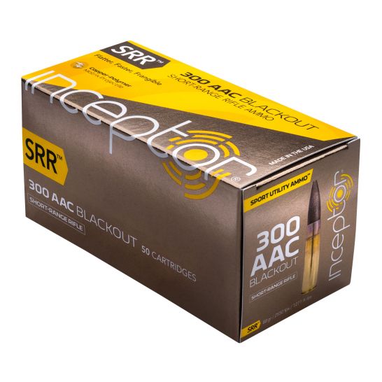 Inceptor Sport Utility 88 gr SRR .300 Blackout Ammo, 50/box ...