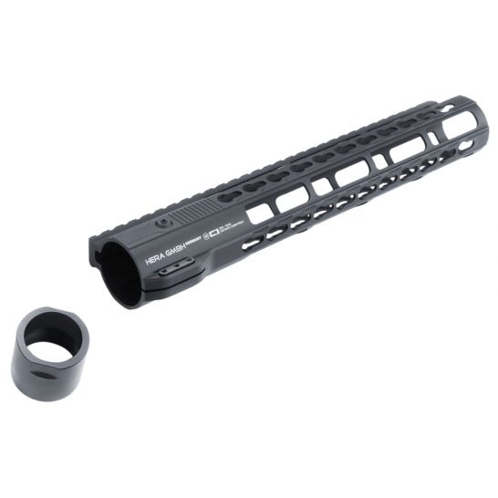 Hera USA IRS Keymod 12" AR-10 Quad Rail Free Float Handguard, Black ...