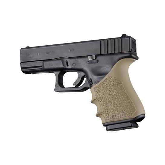 Hogue HandAll Beavertail Grip Sleeve for Glock 19/23/32/38 (Gen 3 to 4 ...