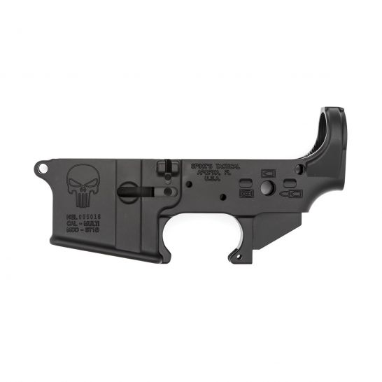 Spikes Tactical Multi-Caliber Punisher Logo Stripped Lower Receiver ...