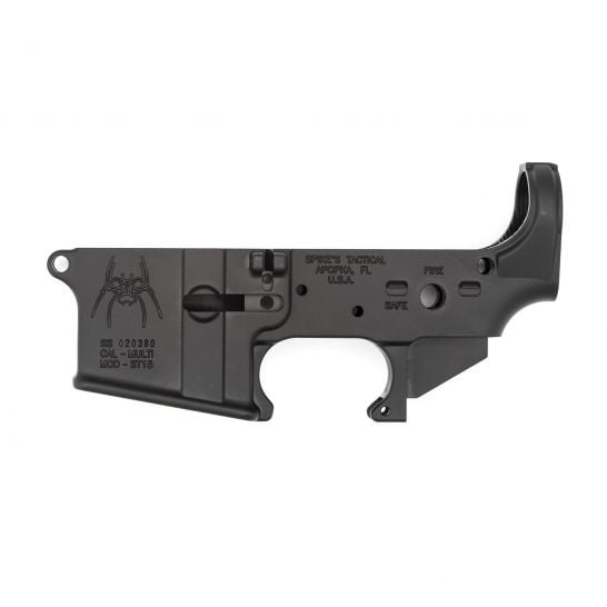 Spikes Tactical Multi-Caliber Spider Logo Stripped Lower Receiver ...