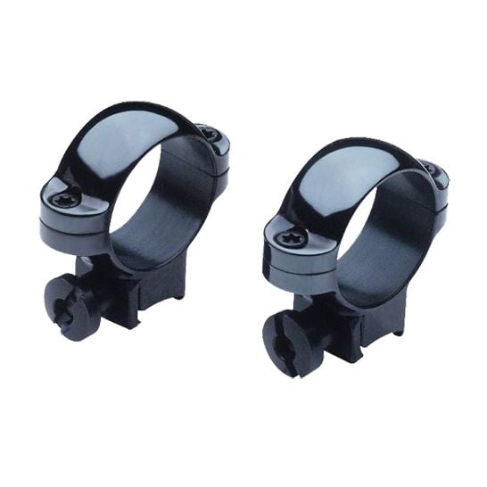Burris Rimfire Deluxe .22 Cal 1" High Steel 2-Piece Scope Ring, Gloss ...