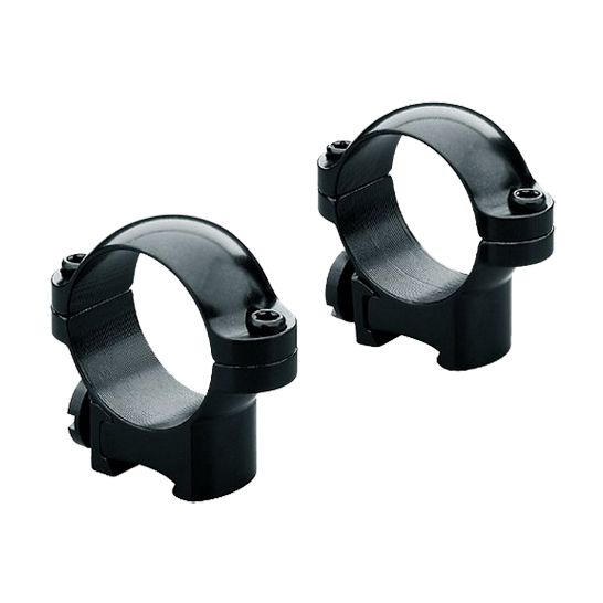 Leupold Rimfire 13mm 1" Medium Steel 2-Piece Scope Ring, Gloss Black ...