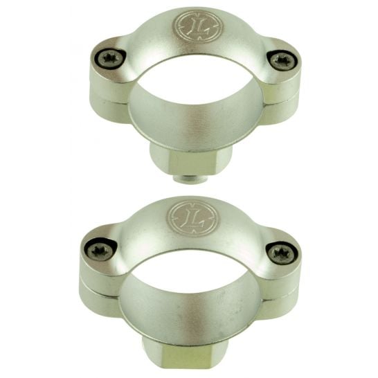 Leupold 1.18" High Steel 2-Piece Standard Extended Scope Ring, Silver ...