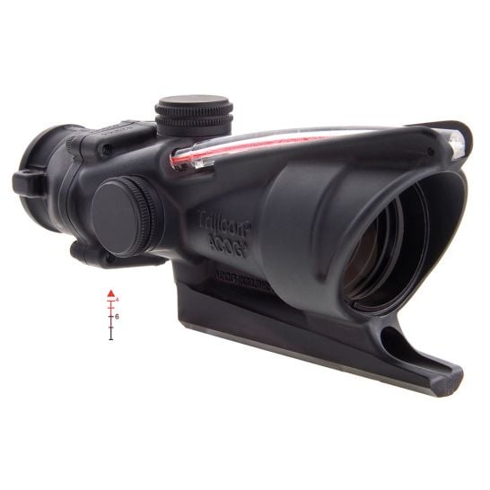 Trijicon ACOG 4x32mm Dual Illuminated Red 5.56/.223 BDC Triangle Rifle ...