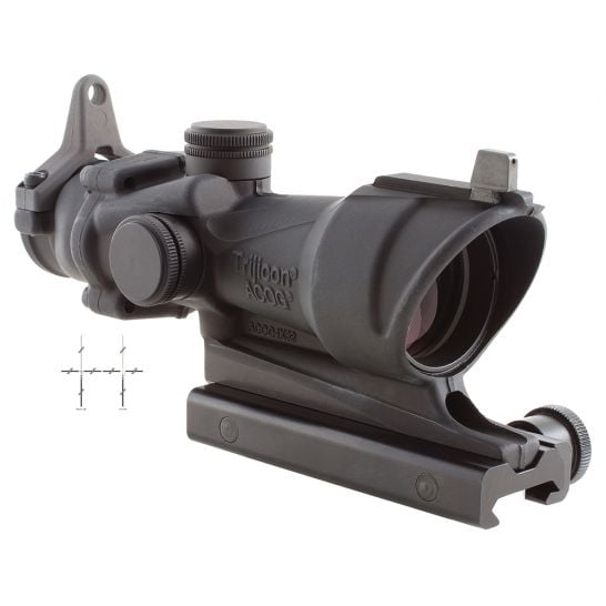 Trijicon ACOG 4x32mm Illuminated Amber 7.62/.308 BDC Crosshair Rifle ...