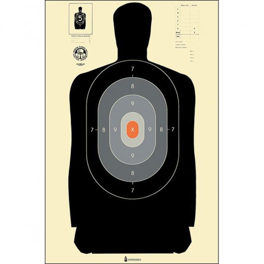 Action Target Law Enforcement 24" x 45" North Carolina Silhouette B-27 ...