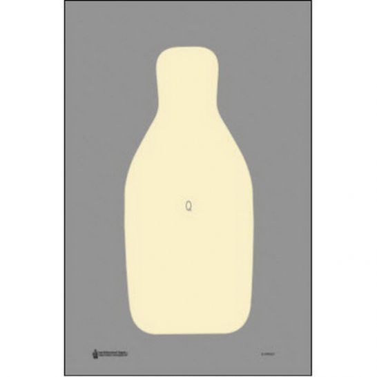 Action Target Law Enforcement 22.5" x 34.5" Standard Center Mass FBI ...