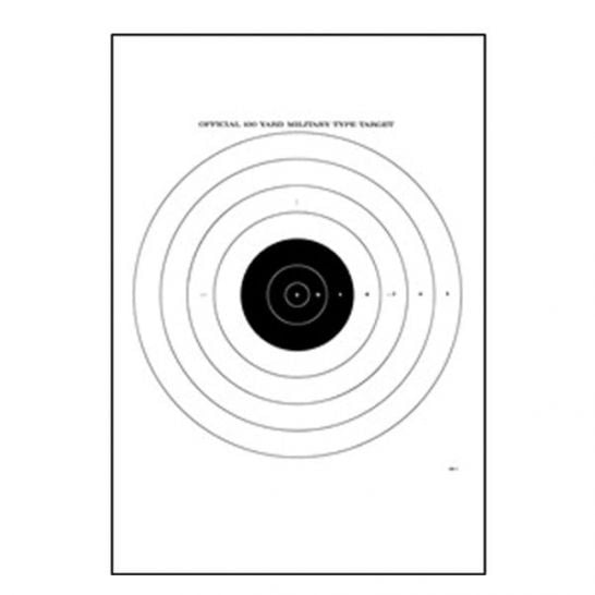 Action Target Law Enforcement 21" x 21" Military Bullseye Shooting ...