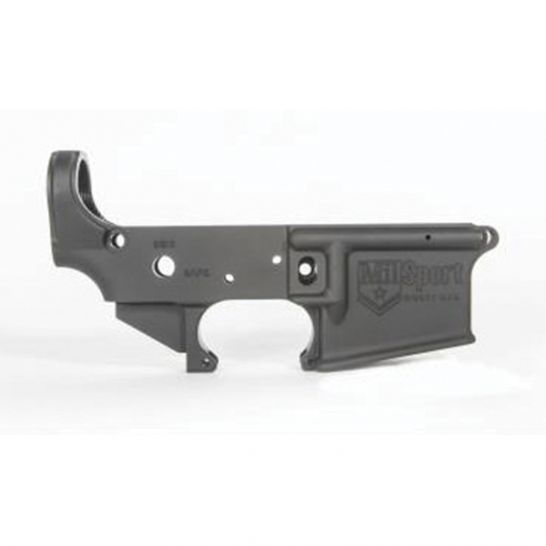 ATI Milsport Stripped Billet, Multi-Caliber Lower Receiver for AR-15 ...