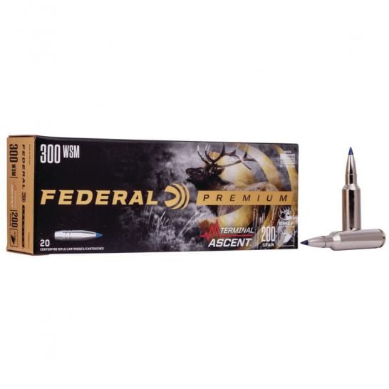 Federal 200 gr Terminal Ascent .300 WSM Ammo, 20/pack - P300WSMTA1 ...