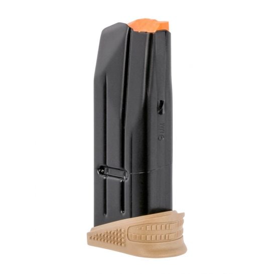 FN OEM FN 509 Compact 10rd 9mm Magazine, Black w/ FDE Base - 20100378 ...