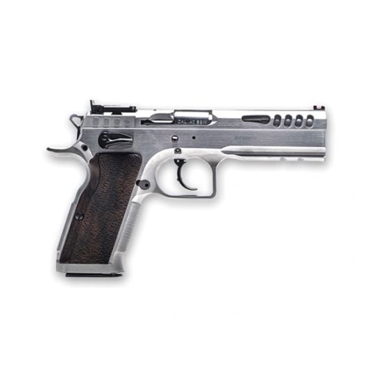 Italian Firearms Group Defiant Stock Master Large 40 S&W Pistol, Chrome ...