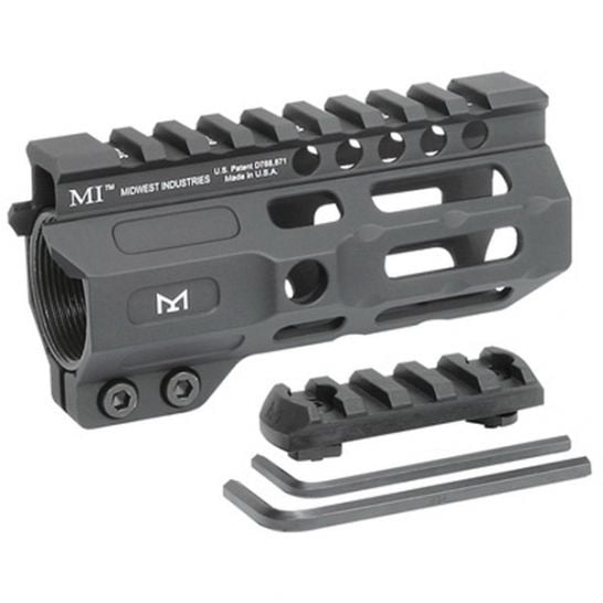 Midwest Industries MI Combat Rail M-Lok 4.5" AR-15 1-Piece Free Float ...