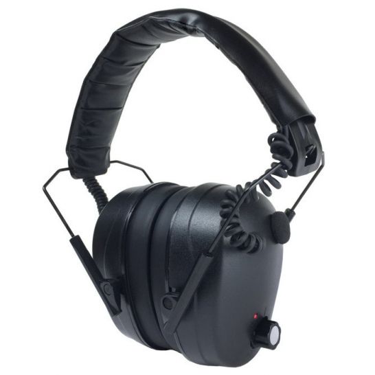 Radians 26 dB Over the Head Tactical Electronic Earmuff, Black ...