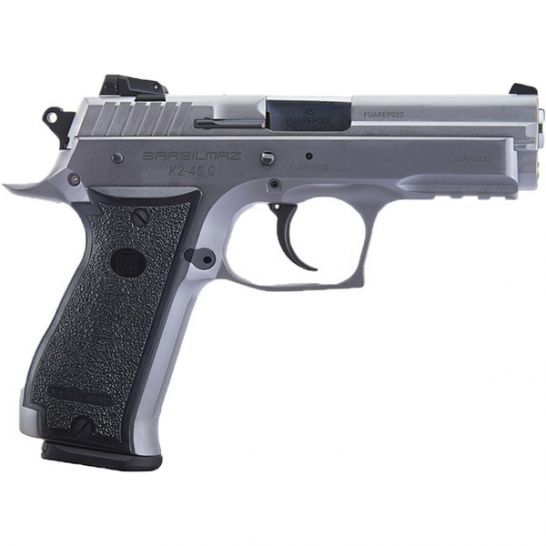 SAR USA K2 45C Compact .45 ACP Pistol, Stainless - K245CST | Palmetto ...