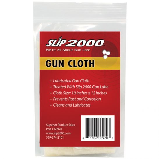 Slip 2000 Lubricated Gun Cloth, 10" x 12" - 60970 | Palmetto State Armory