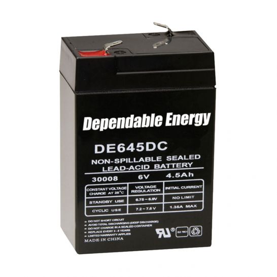 American Hunter HR Rechargeable Battery, 6 Volt, 4.5 mAh -DE30052 ...