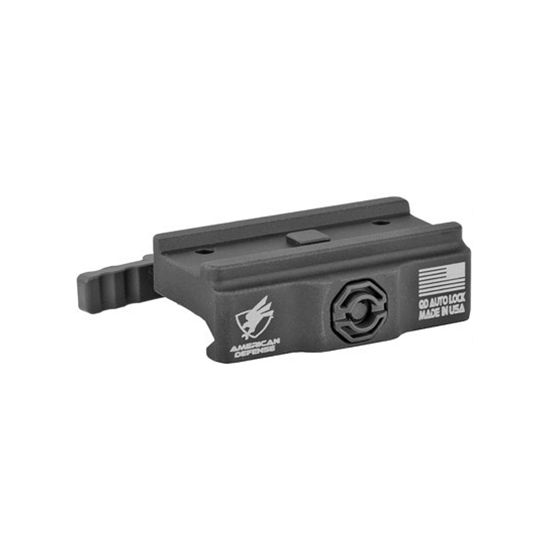 American Defense Mount w/ Quick Release Fits Aimpoint Micro T-1, Black ...