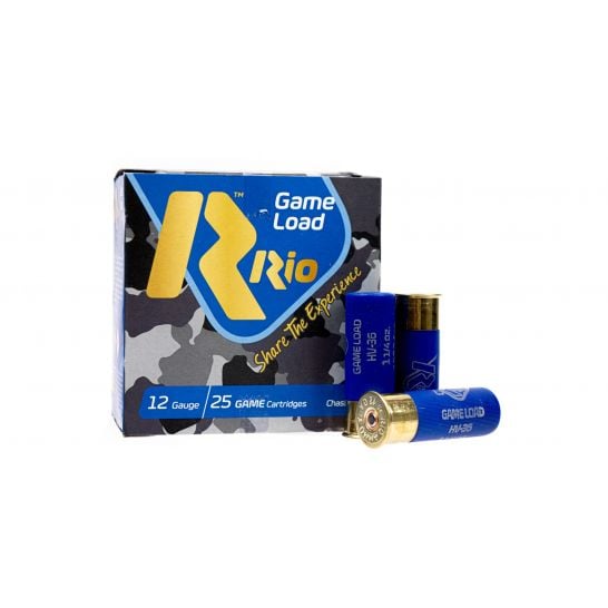 RIO 12 ga Top Game High Velocity 2.75" #8 1-1/4oz 25 Shotshells ...